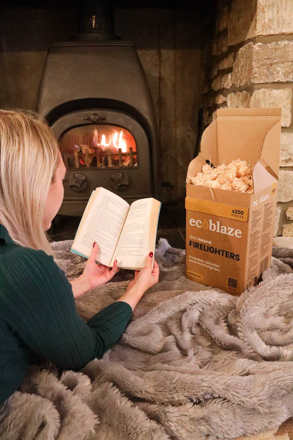 Ecoblaze Natural Firelighters 50 Box