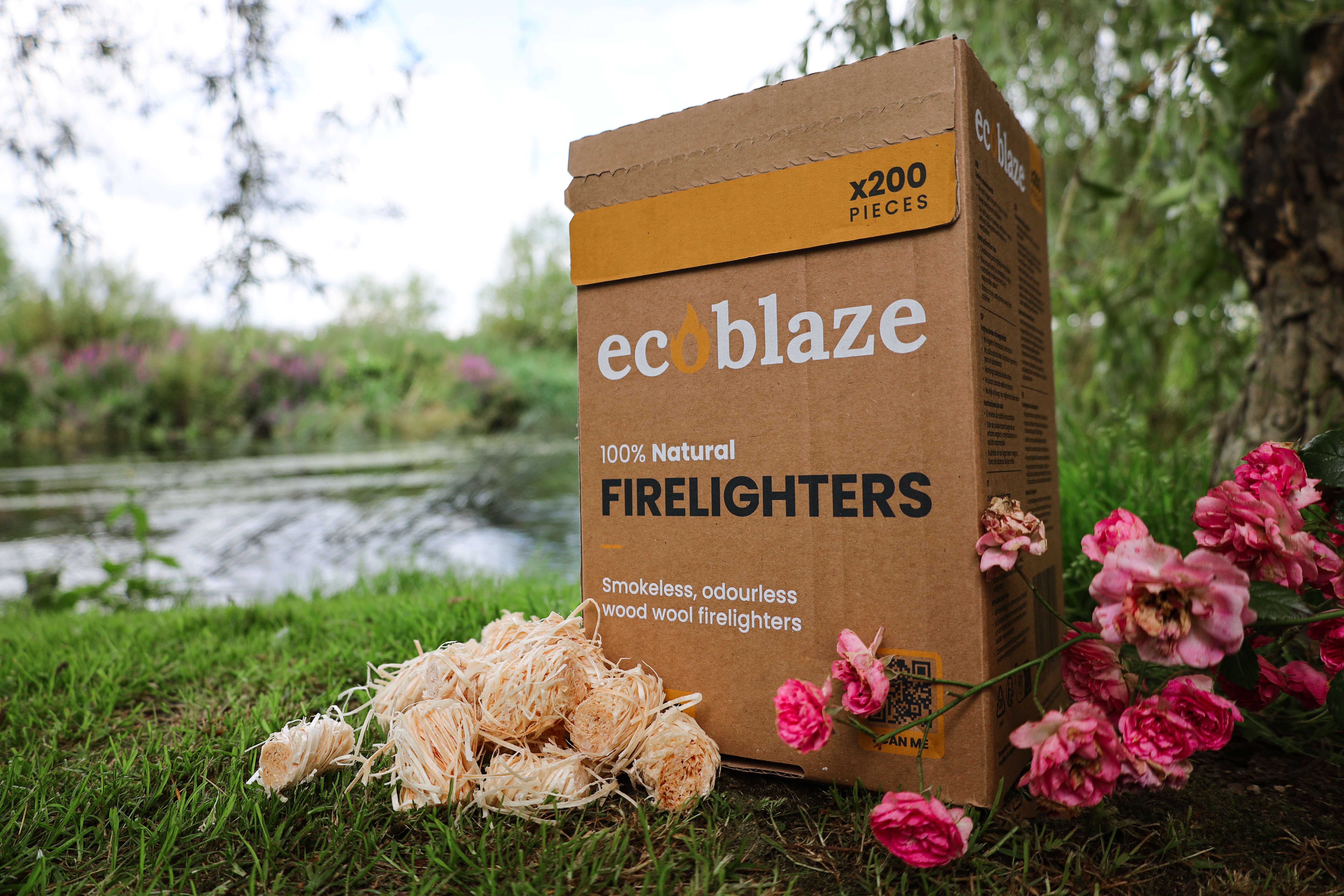 The Original Ecoblaze 100% Natural Firelighter: Clean, Odourless, Eco ...